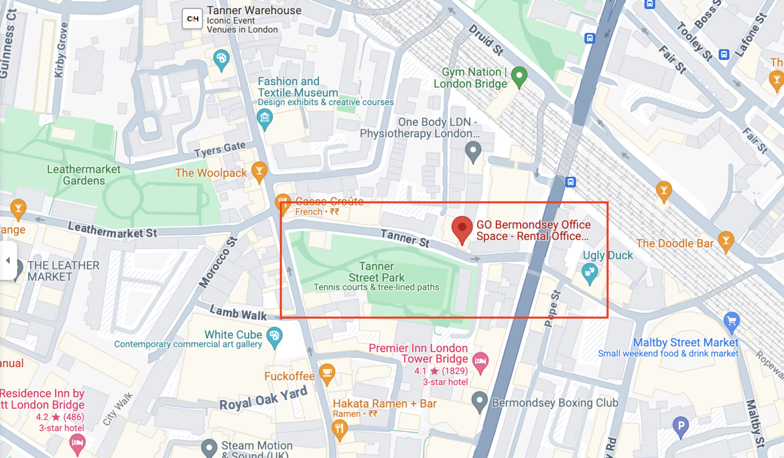 Office Spaces on Tanner Street London | Book Now | GO Bermondsey